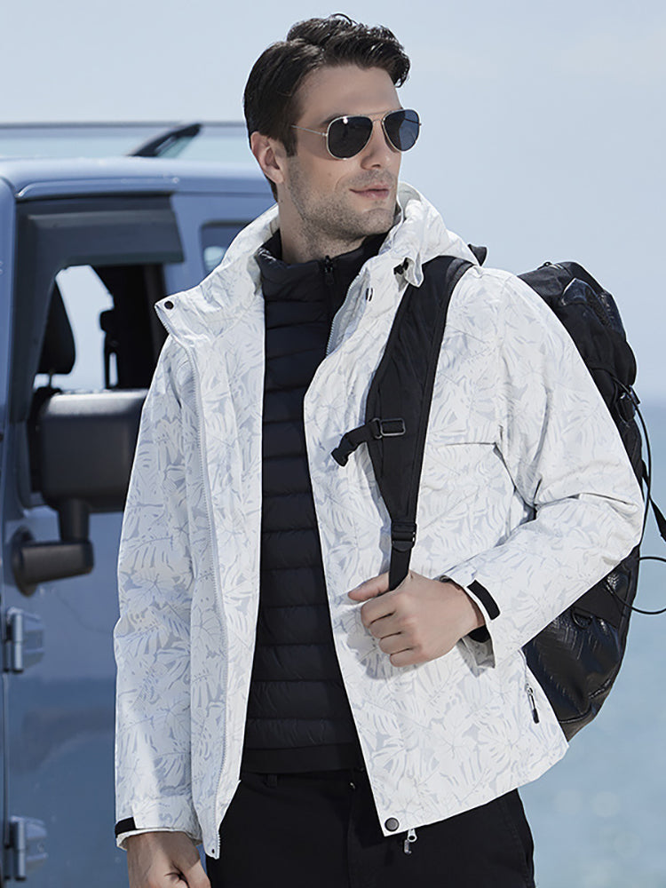 Outdoor Down Jacket 3 In 1 Removable Down Liner Warm Jacket – OEYES
