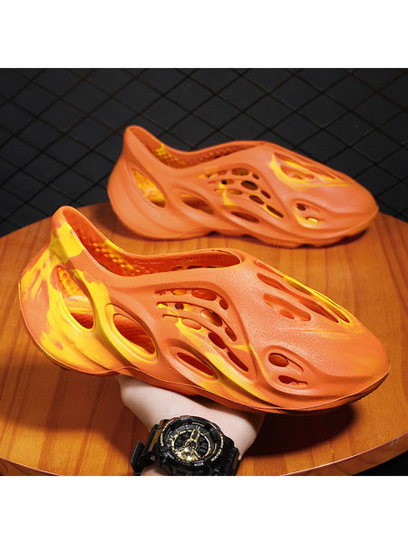 Comfortable Cool Wade Beach Slides - Stylish New Flame Pattern Design ...